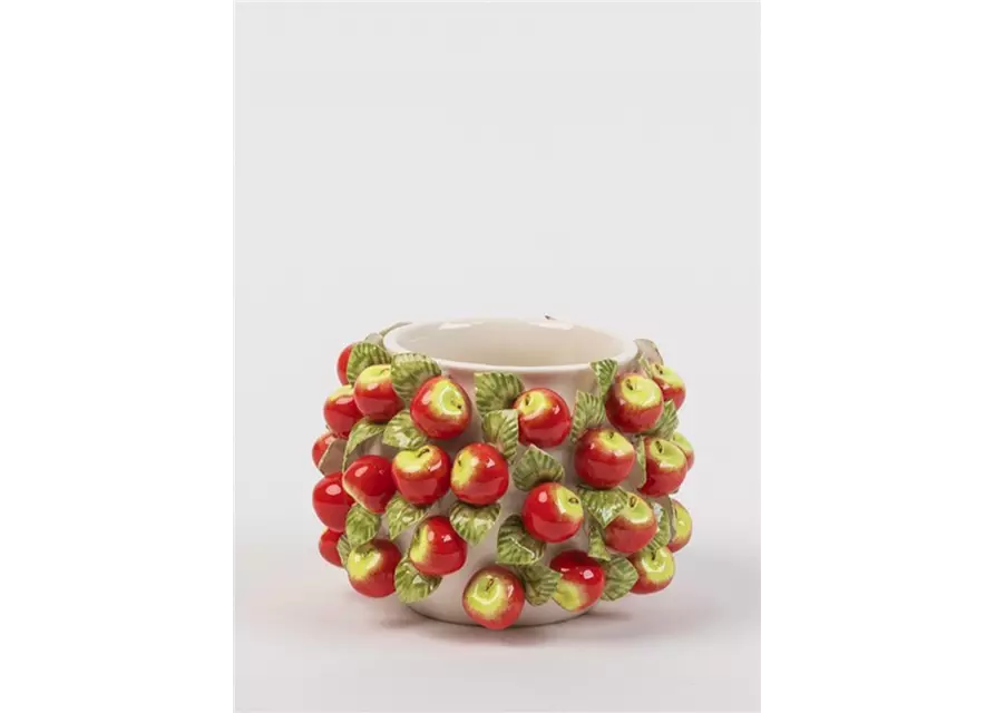 Obstvase mit Äpfel, Des Pots